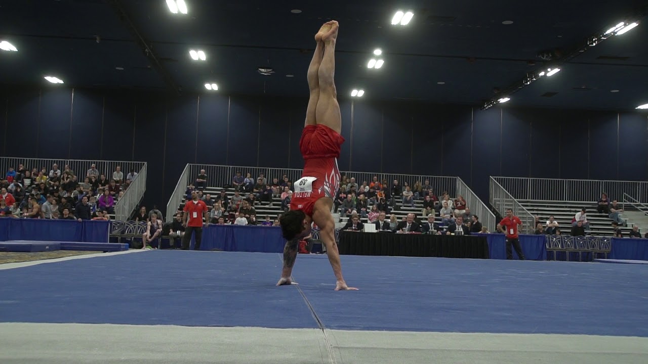 Sean Melton - Floor Exercise - 2018 Winter Cup - Senior Prelims - YouTube