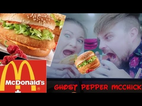 McDonald's spiciest ghost pepper McChicken - YouTube