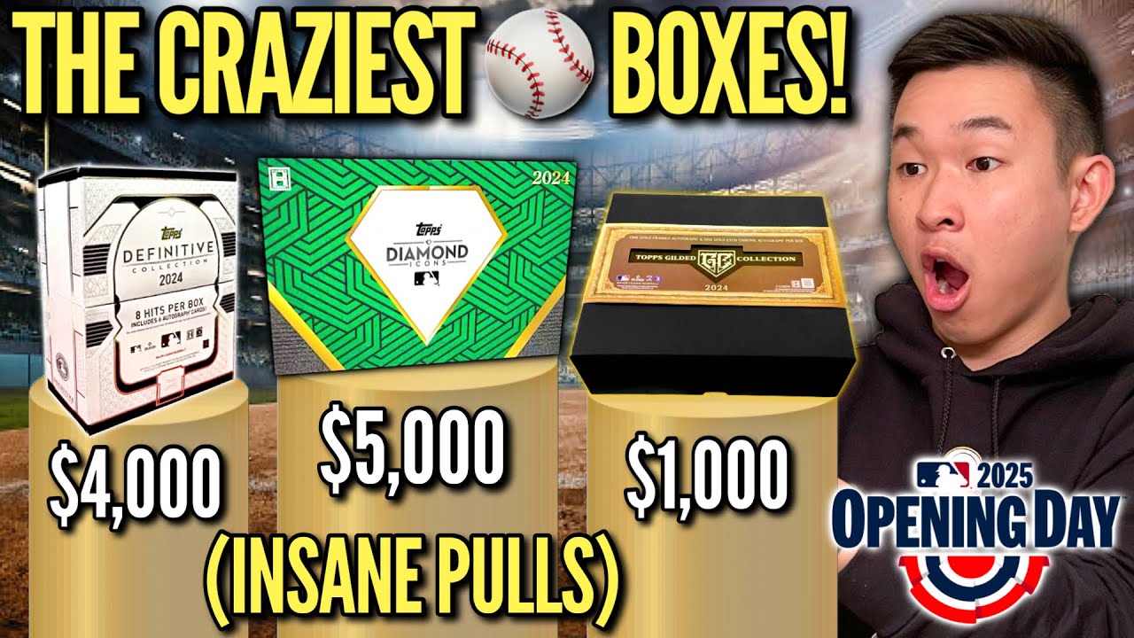 I OPENED $10,000 OF THE CRAZIEST BASEBALL BOXES EVER FOR MLB OPENING ...