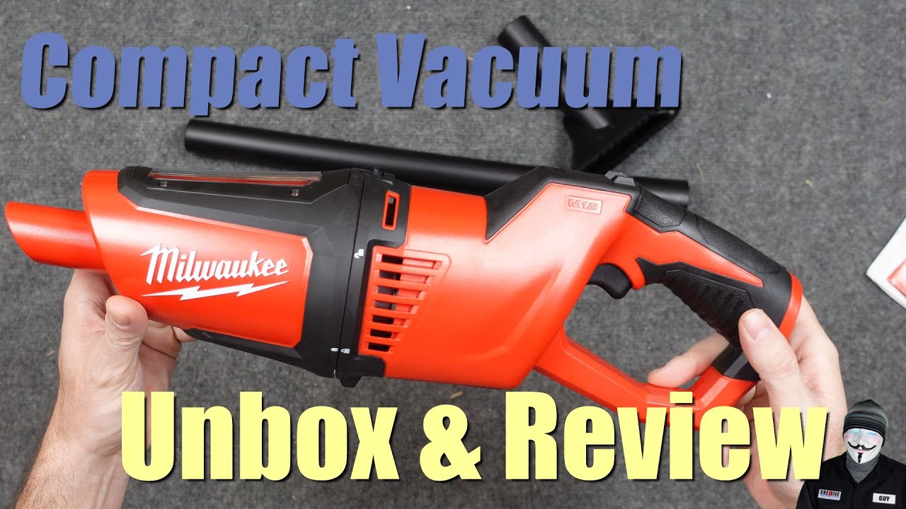 Milwaukee 0850-20 M12 12-Volt Compact Vacuum Cordless Tool Only ...
