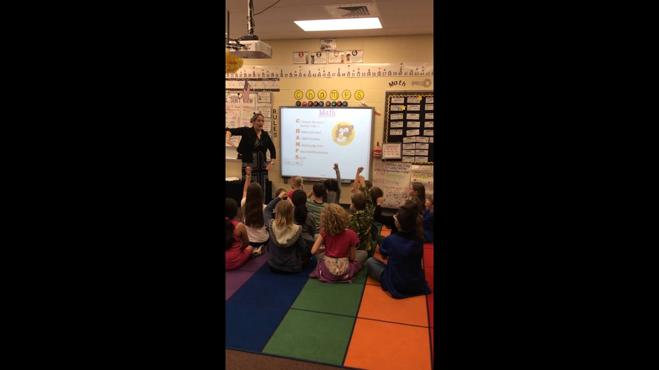 CHAMPS Expectations 3rd Grade - YouTube