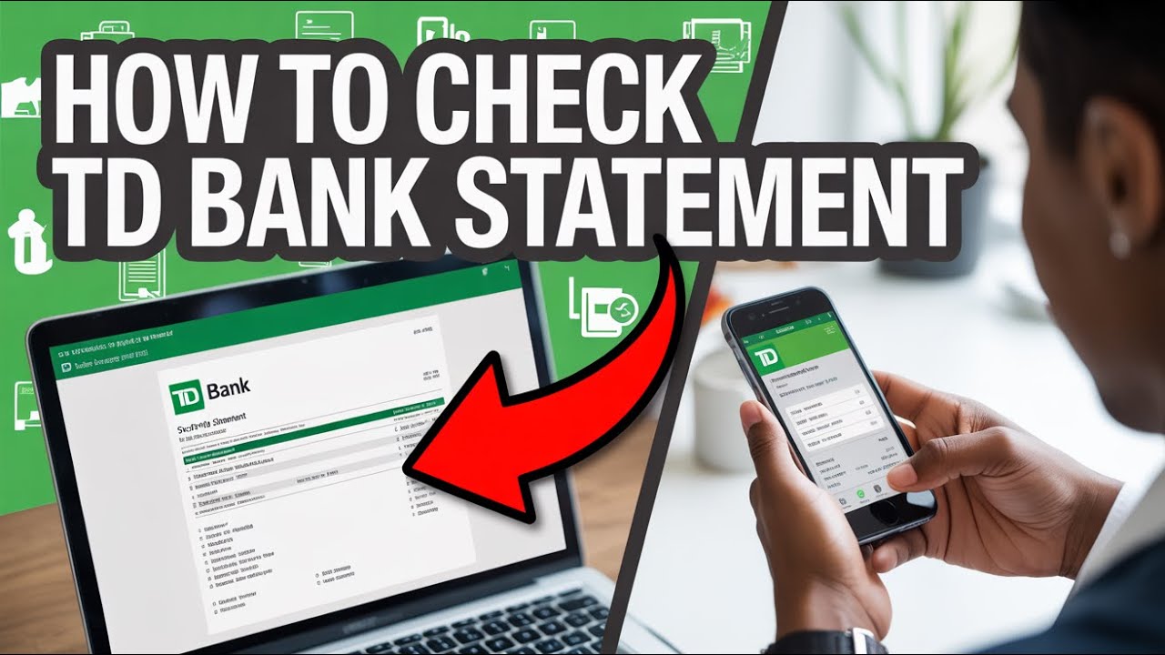 How to Check Statement TD Bank (Statement) - YouTube