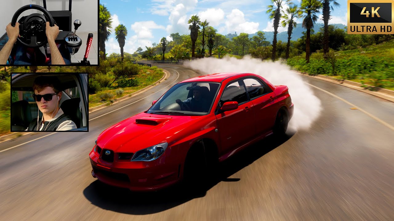 Baby Driver Subaru WRX STI Forza Horizon 5 | Thrustmaster T300 Gameplay ...