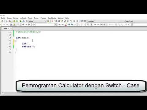 Membuat aplikasi Kalkulator sederhana dengan Bahasa C - YouTube