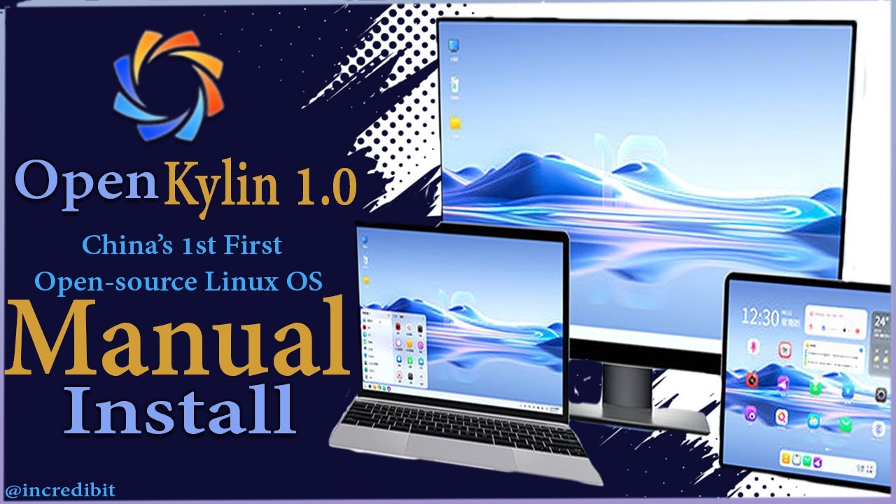 Open Kylin 1.0 Manual install |incredibit| - YouTube