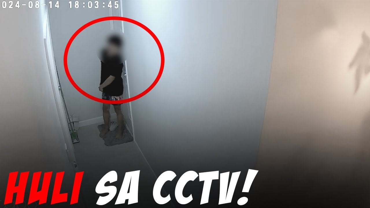 Huling huli sa CCTV! mag dedeny pa. #WatsapNeybors #Wampipti - YouTube