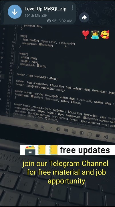 level up MySQL file for beginners students - YouTube