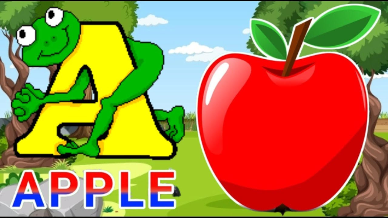 phonics song for toddlers//A for Apple//phonics sounds//ABC phonics ...