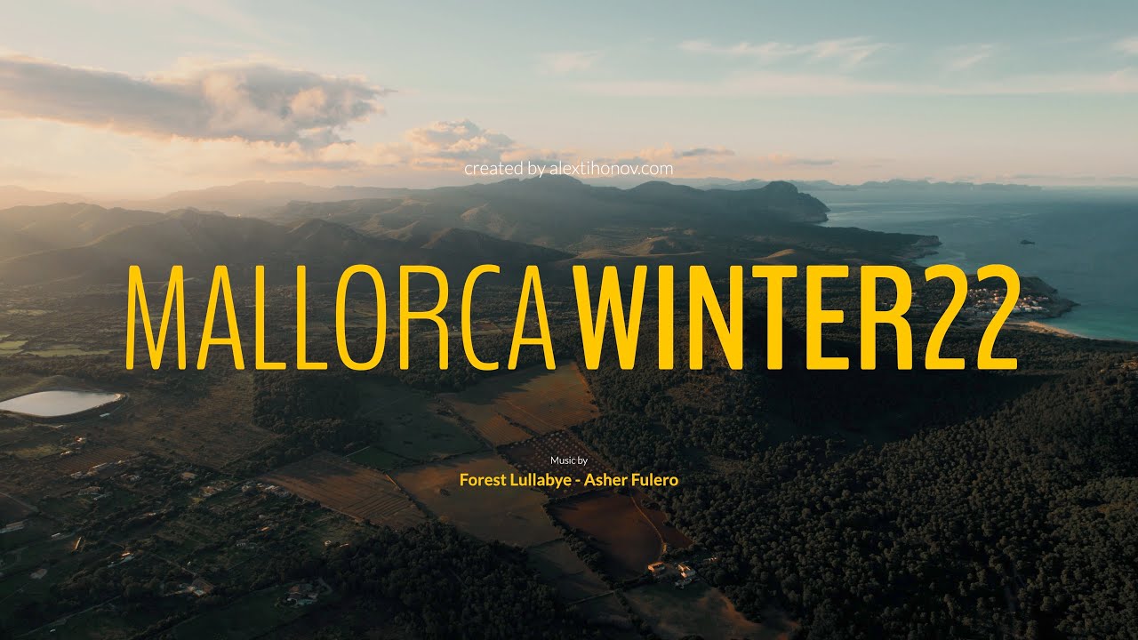 Mallorca island (SPAIN) from the air. 4K. - YouTube