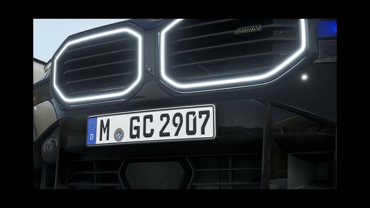 2023 BMW XM Shadowline Marina Bay Blue metallic - YouTube