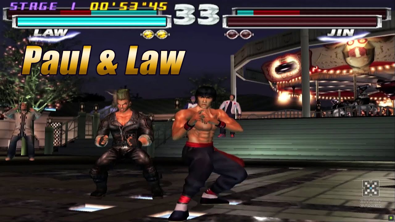 Paul & Law | Tekken Tag Tournament | Arcade Mode - YouTube