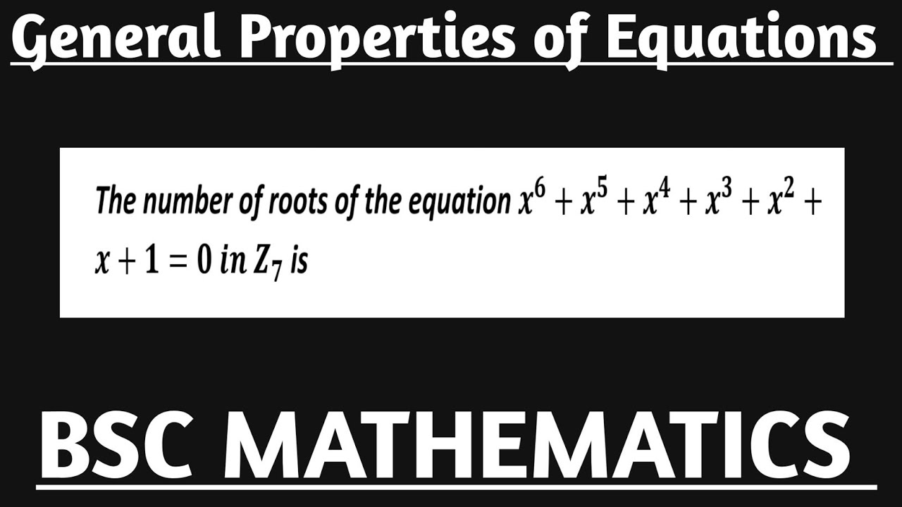 The Number Of Roots Of The Equation X 6 X 5 X 4 X 3 X