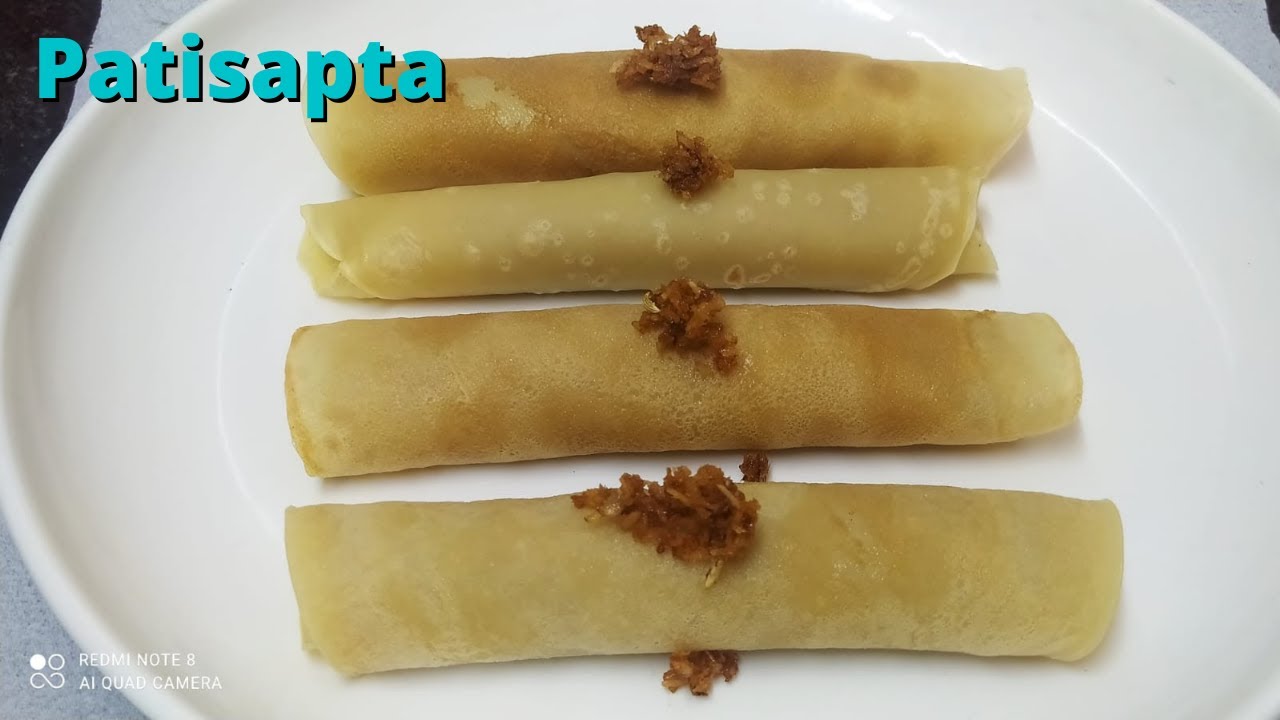 Patishapta recipe || coconut sweet dish || Bengali dish - YouTube