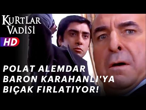 Polat Alemdar Karahanlı'ya bıçak fırlatıyor! - Kurtlar Vadisi 67. Bölüm (Full HD)