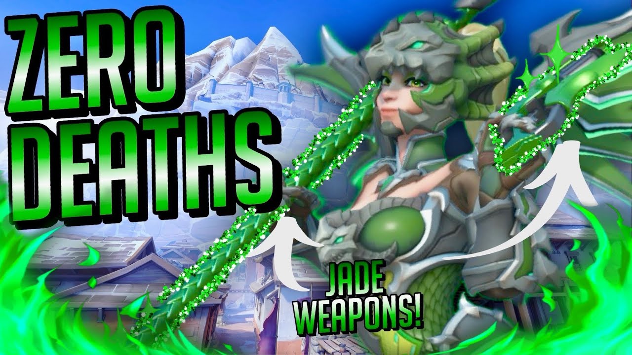 Zero Deaths with Jade Weapons!: Mercy Gameplay - Overwatch 2 - YouTube