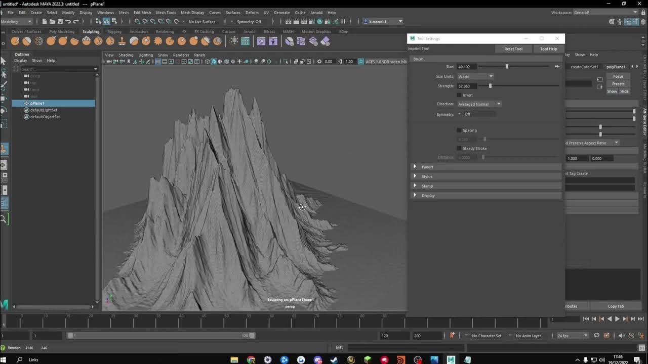 Mountain Fracture Simulation/ Houdini Tutorial Part 2 - YouTube