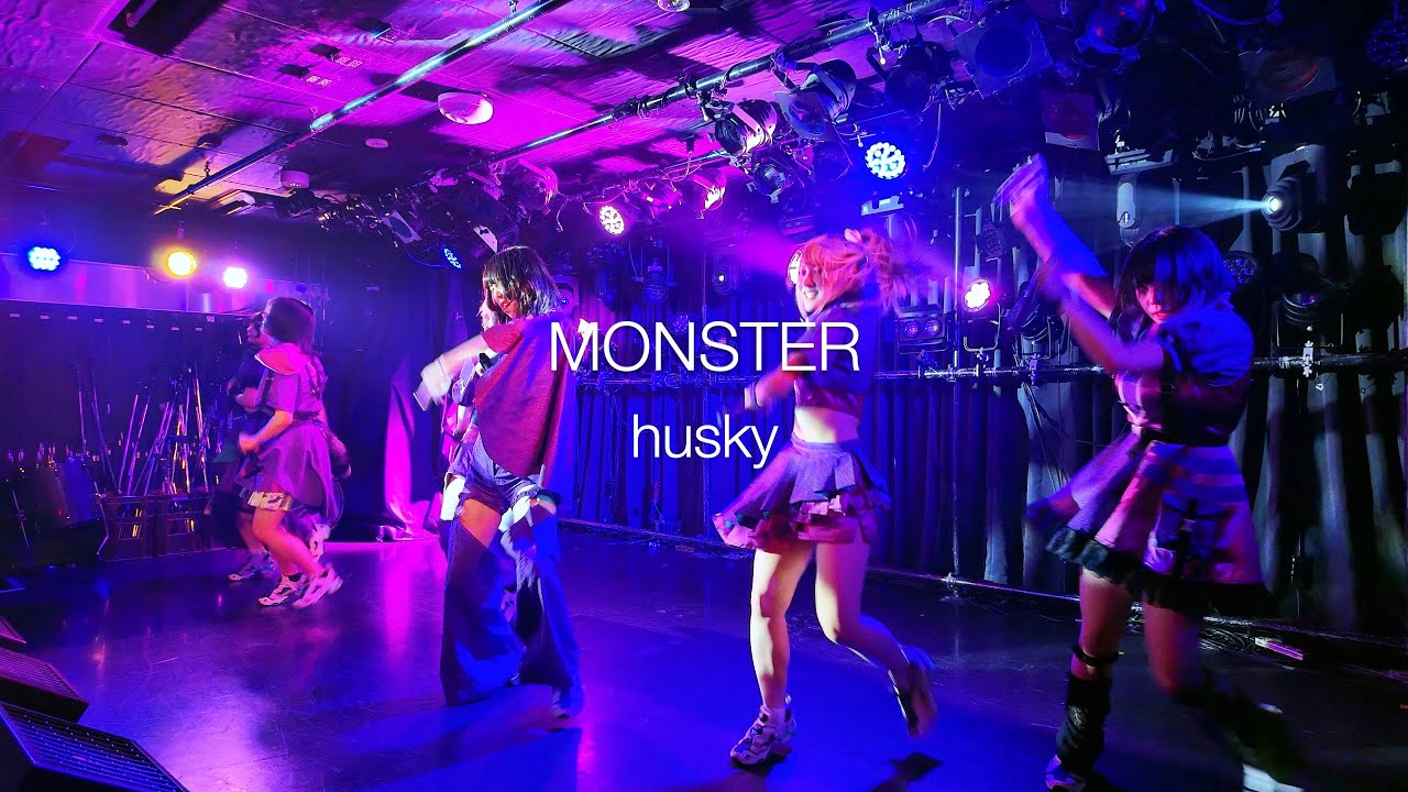 husky - MONSTER（Live at Shinsaibashi VARON）【4K】 - YouTube
