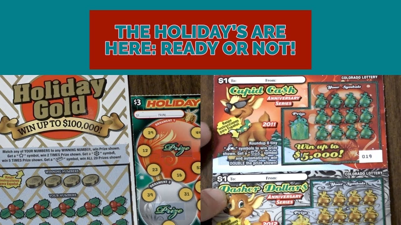 Holiday Scratch Tickets Part 1 | Colorado Lotto Scratch Tickets! - YouTube
