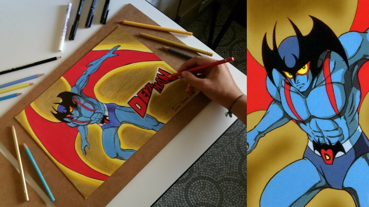 Disegno/Drawing "Devilman" - YouTube