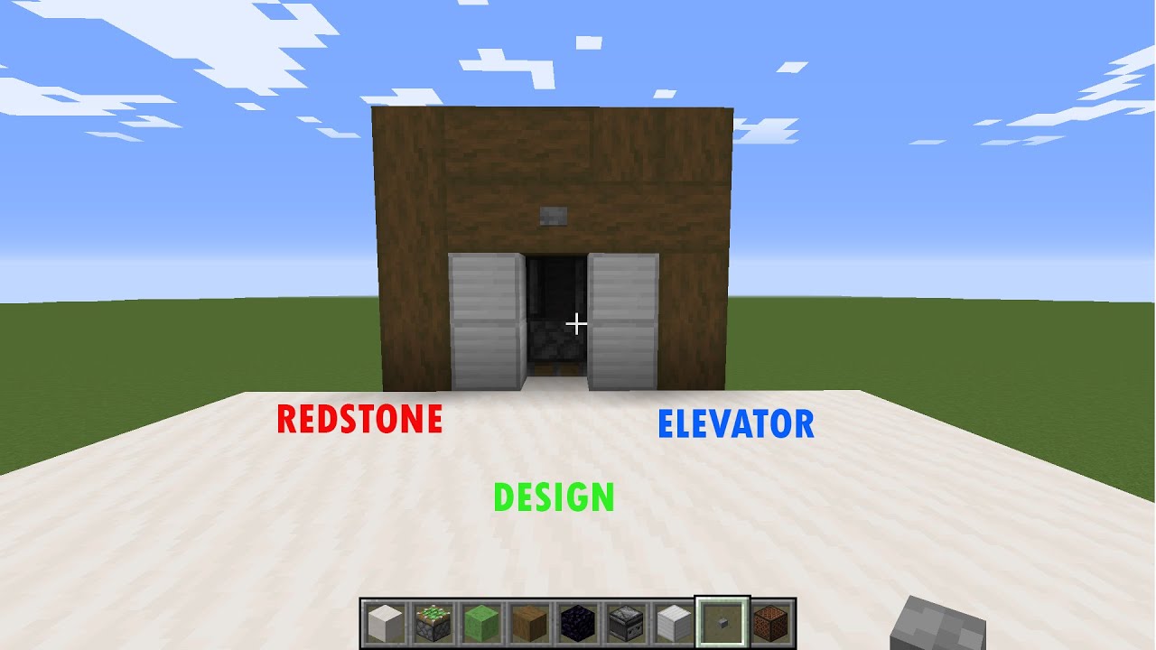 Redstone Elevator Design | MINECRAFT | || All in 1 GAMER || - YouTube