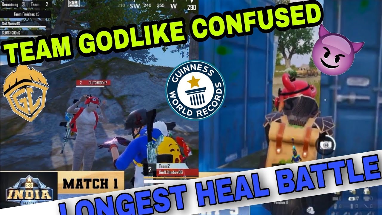 World record of heal battle at eSports 😱 Team Godlike confused where is ...