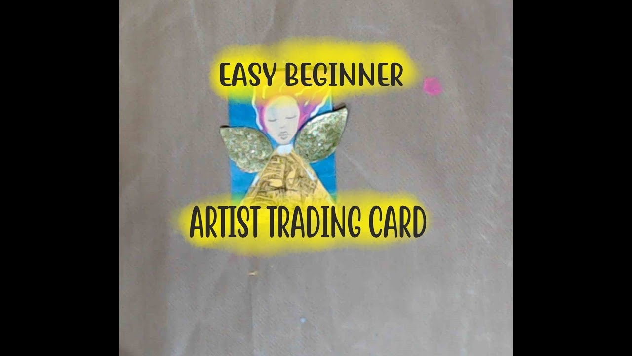 EASY BEGINNER ARTIST TRADING CARD #mixedmediaart # ...