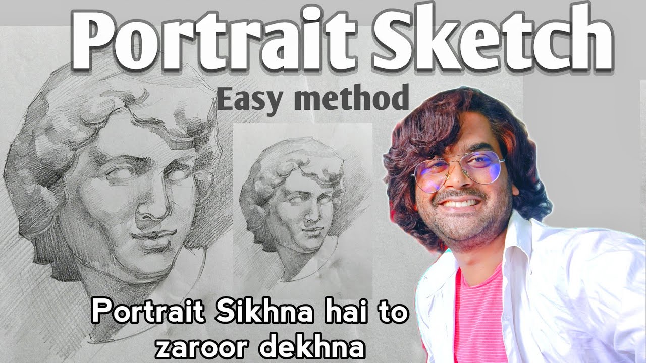 Rapid Sketch Portrait | How to Portrait Rapid sketch #Portraitsketch # ...