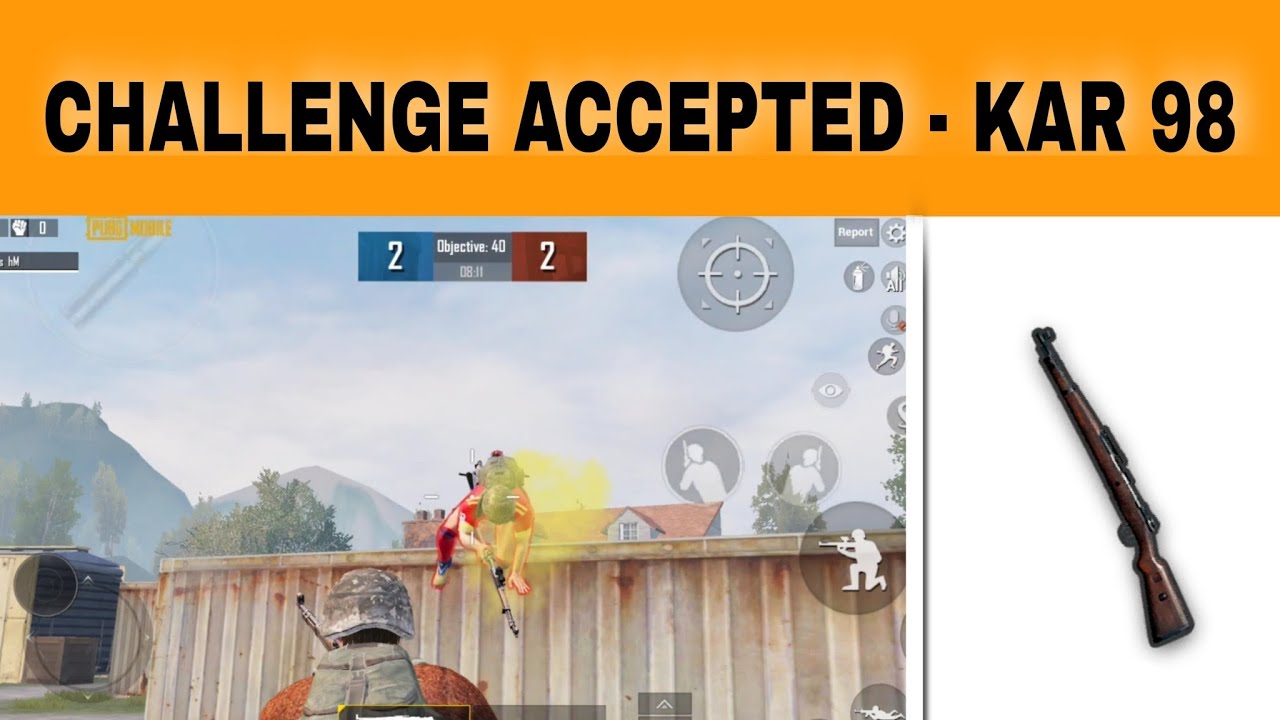 || Kar 98 || Only Challenge in ||PUBG MOBILE|| Deathmatch || Best match ...
