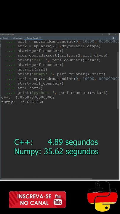 40+ vezes mais rápido! Como acelerar qualquer coisa em Python com C++ - YouTube