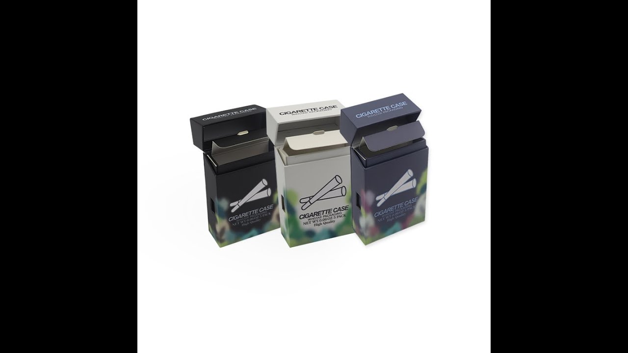 Pre-roll Box - Cigarette Style 5 Pack of 78mm 84mm - YouTube