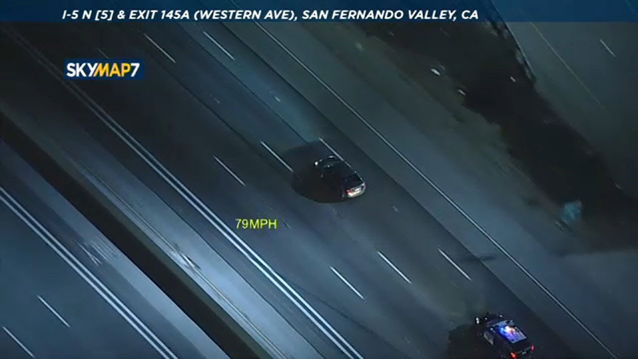 POLICE CHASE: CHP pursuing suspect at high speeds in Los Angeles | ABC7 ...