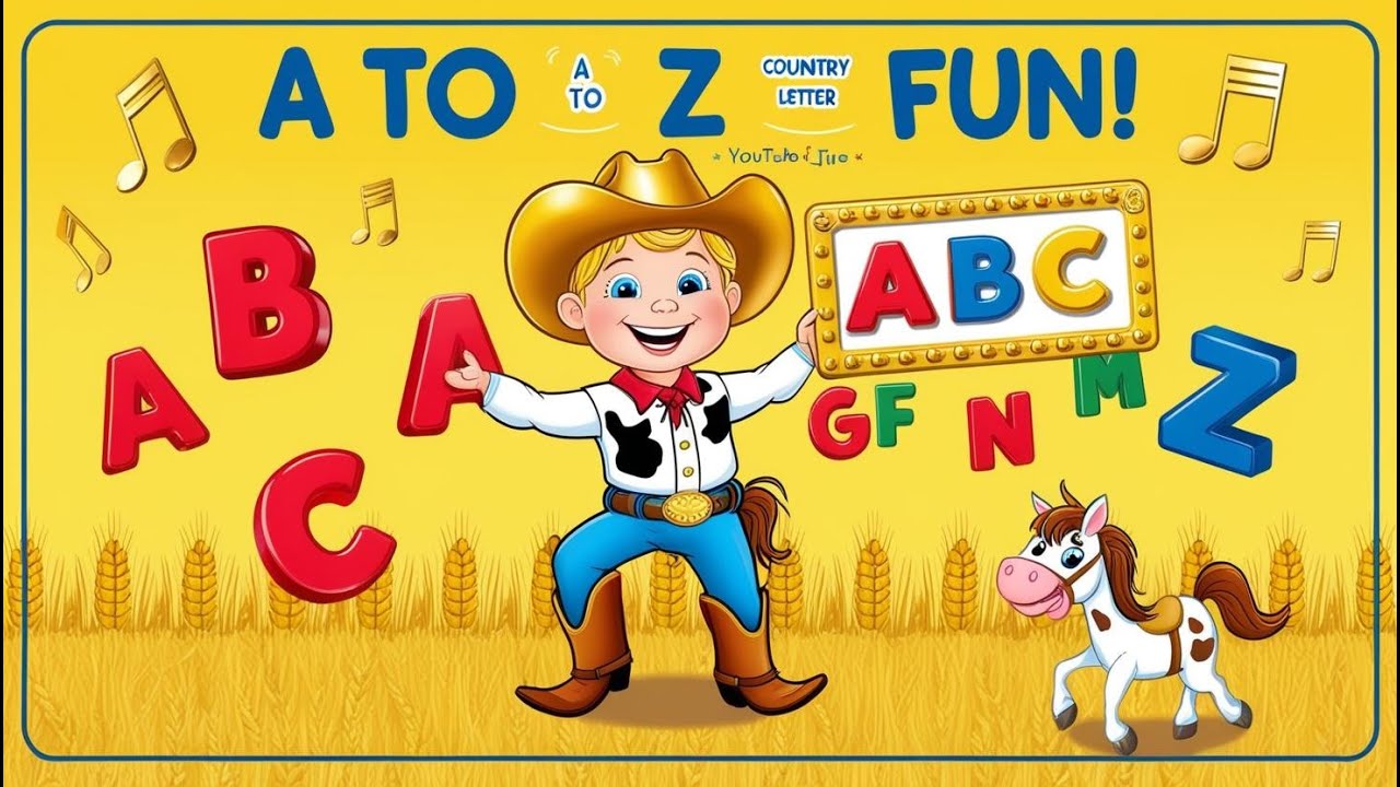 A to Z Country Letter Tune | Learn ABCs with Fun Songs 2025! - YouTube