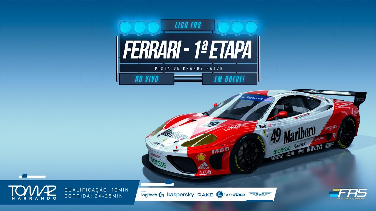 Liga FRS - FERRARI Etapa 1 - Brands Hatch - YouTube