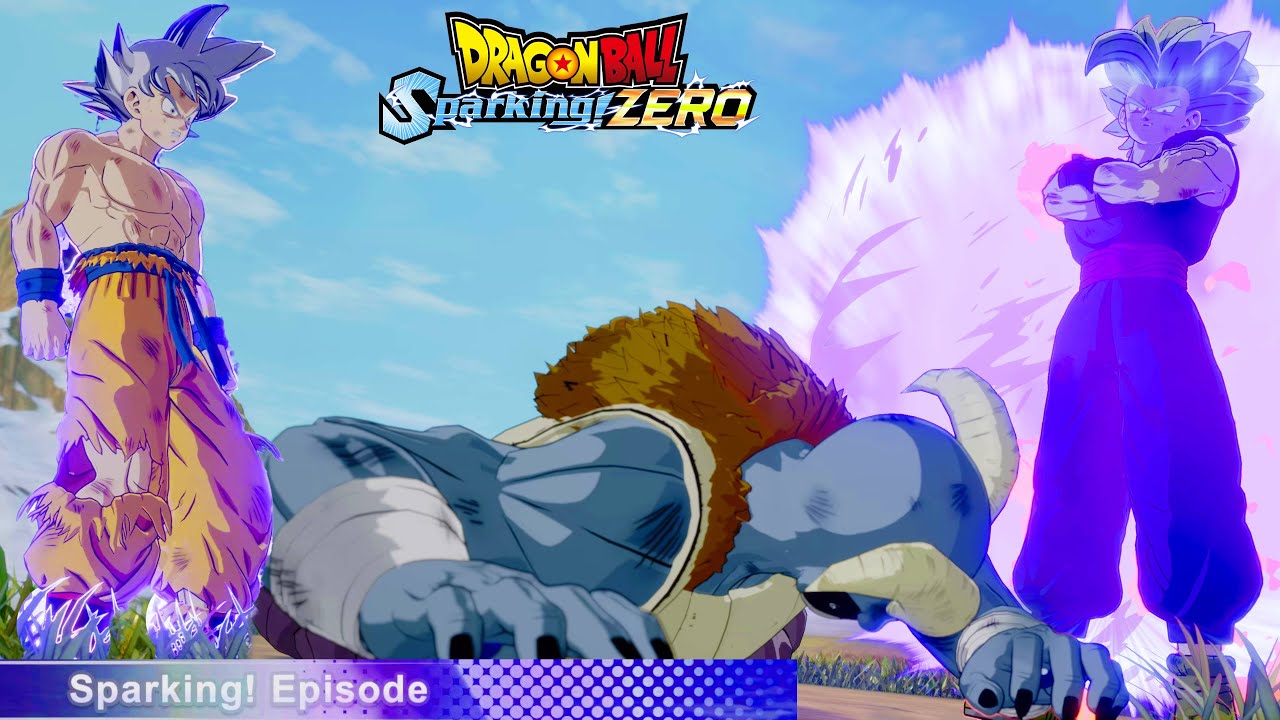 Beast Gohan & MUI Goku Father-Son Kamehameha ft. Moro Story (Sparking ...
