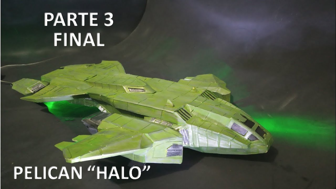 CONSTRUCCIÓN DE PELICAN "HALO" DROPSHIP E419 (PARTE 3 Y FINAL) PINTURA ...
