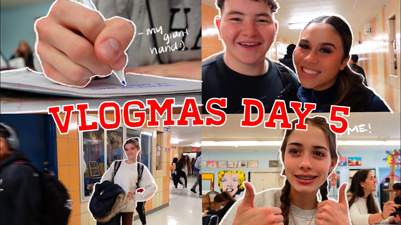 SCHOOL VLOG *Junior year* | introducing friends and more! 📓VLOGMAS DAY ...