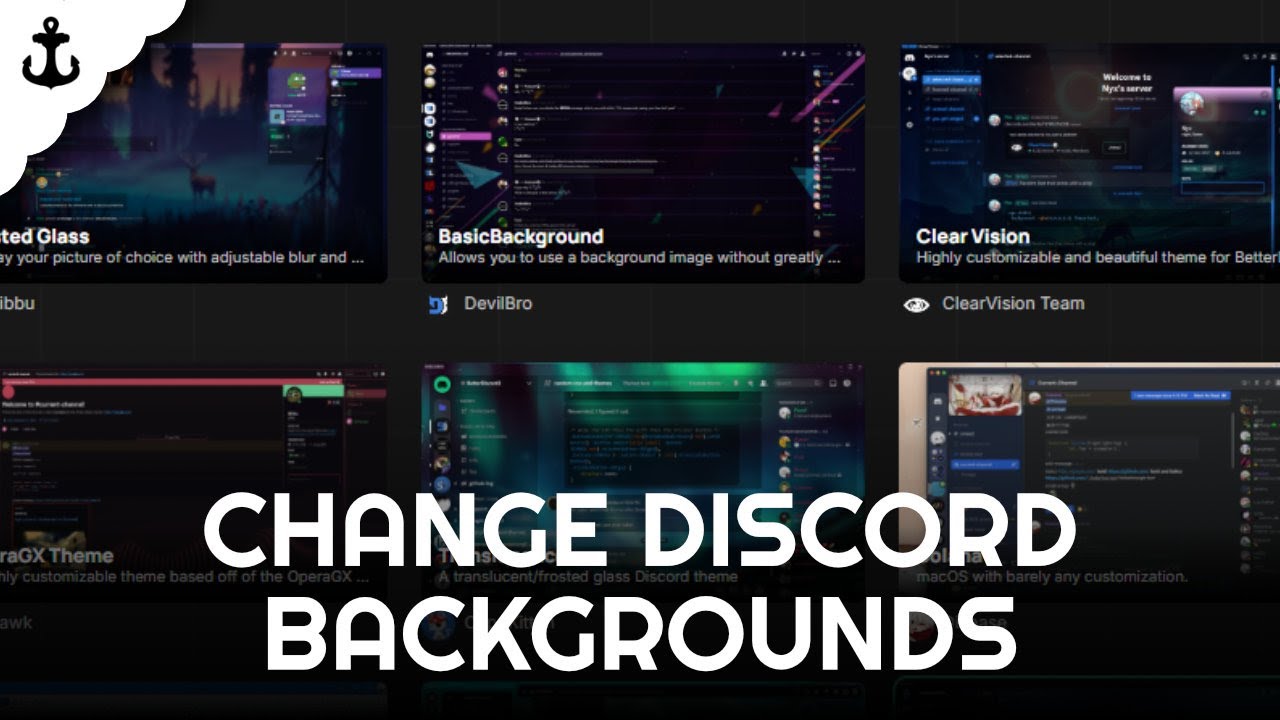 How to Change your Discord Background - YouTube