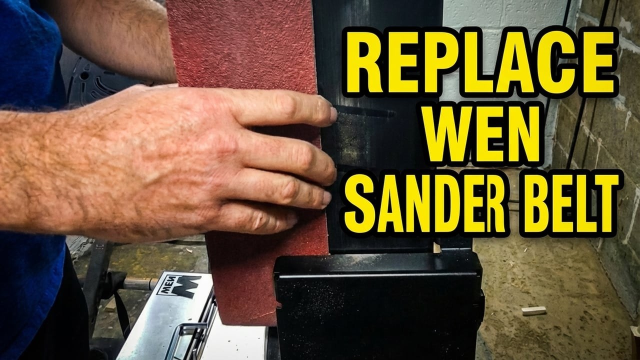 Step-by-Step Wen Sander Belt Swap - YouTube