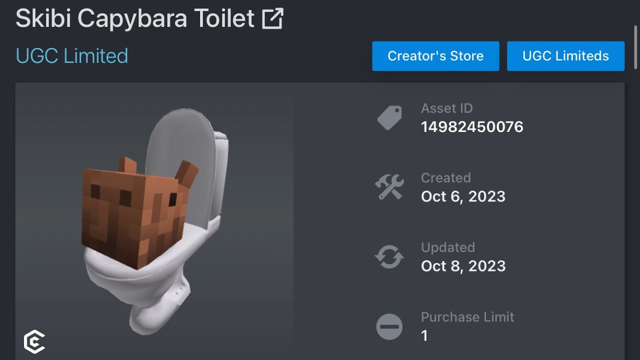[UGC LIMITED] How to get Skibi Capybara Toilet in CAPYBARA Race ...