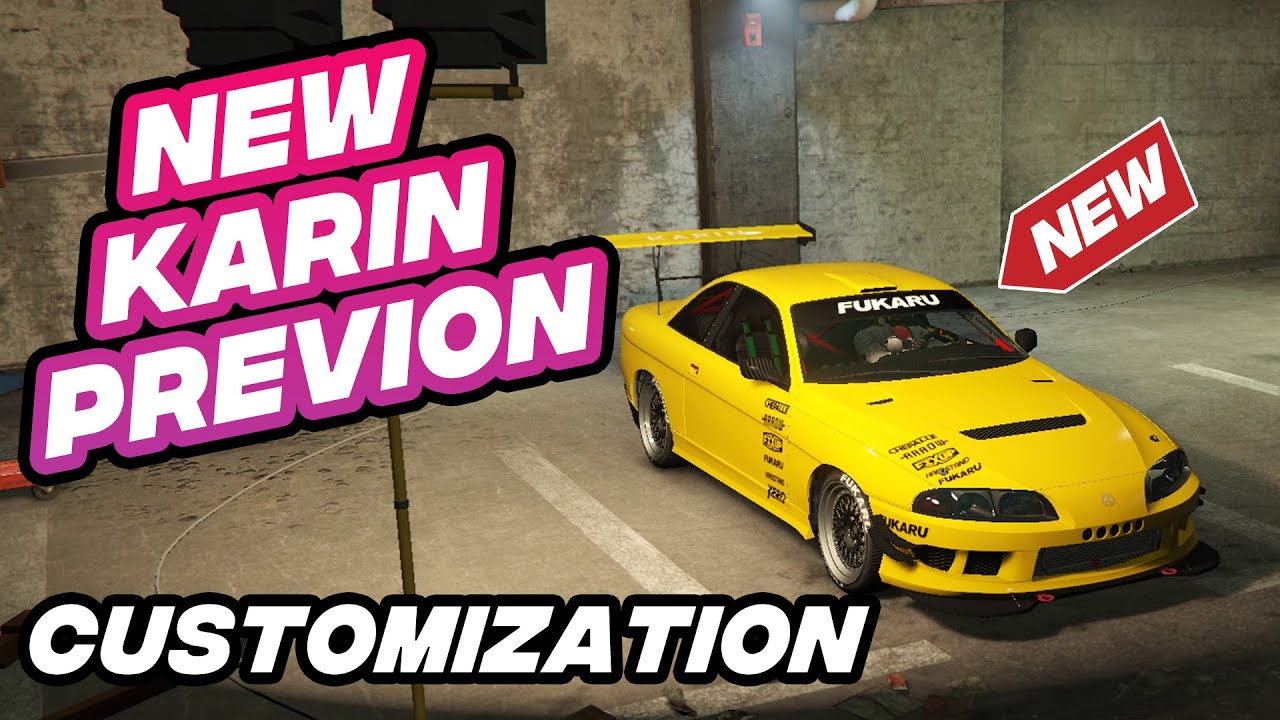 GTA 5 Online - NEW DLC car Karin Previon CUSTOMIZATION. (Toyota Soarer ...