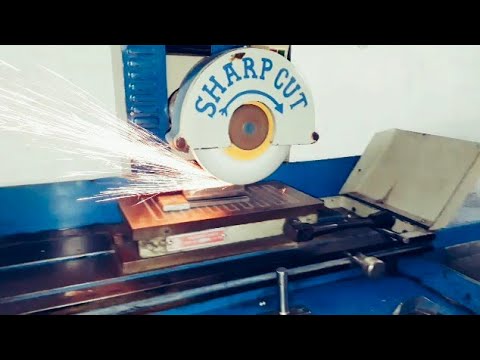 Surface Grinder Machine Working - YouTube