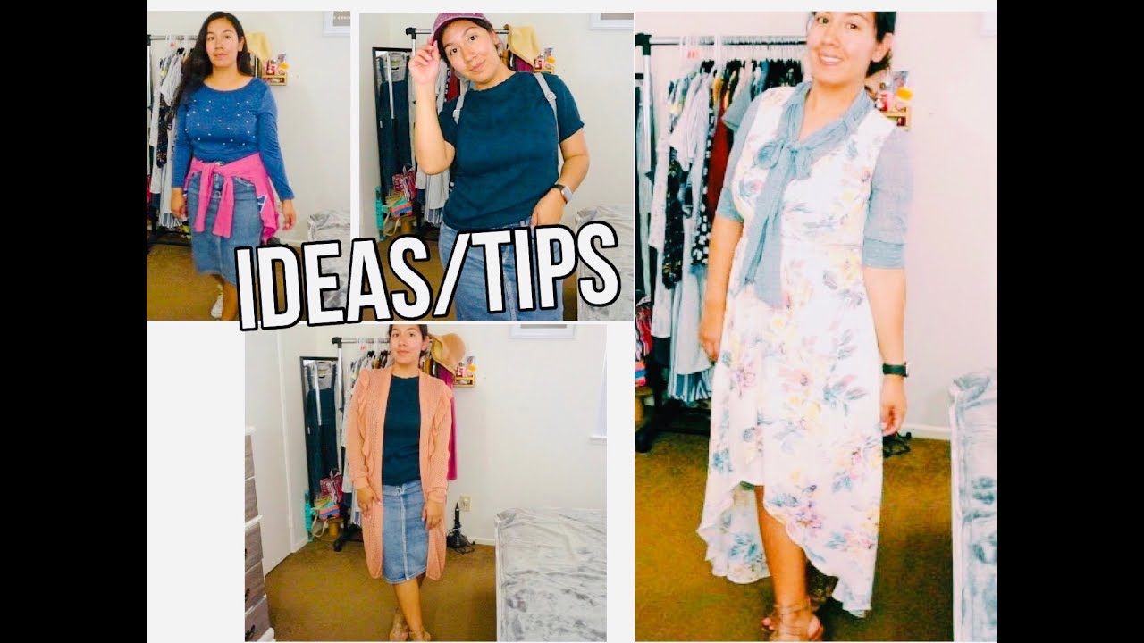 Outfits modestos + Tips|ideas - YouTube