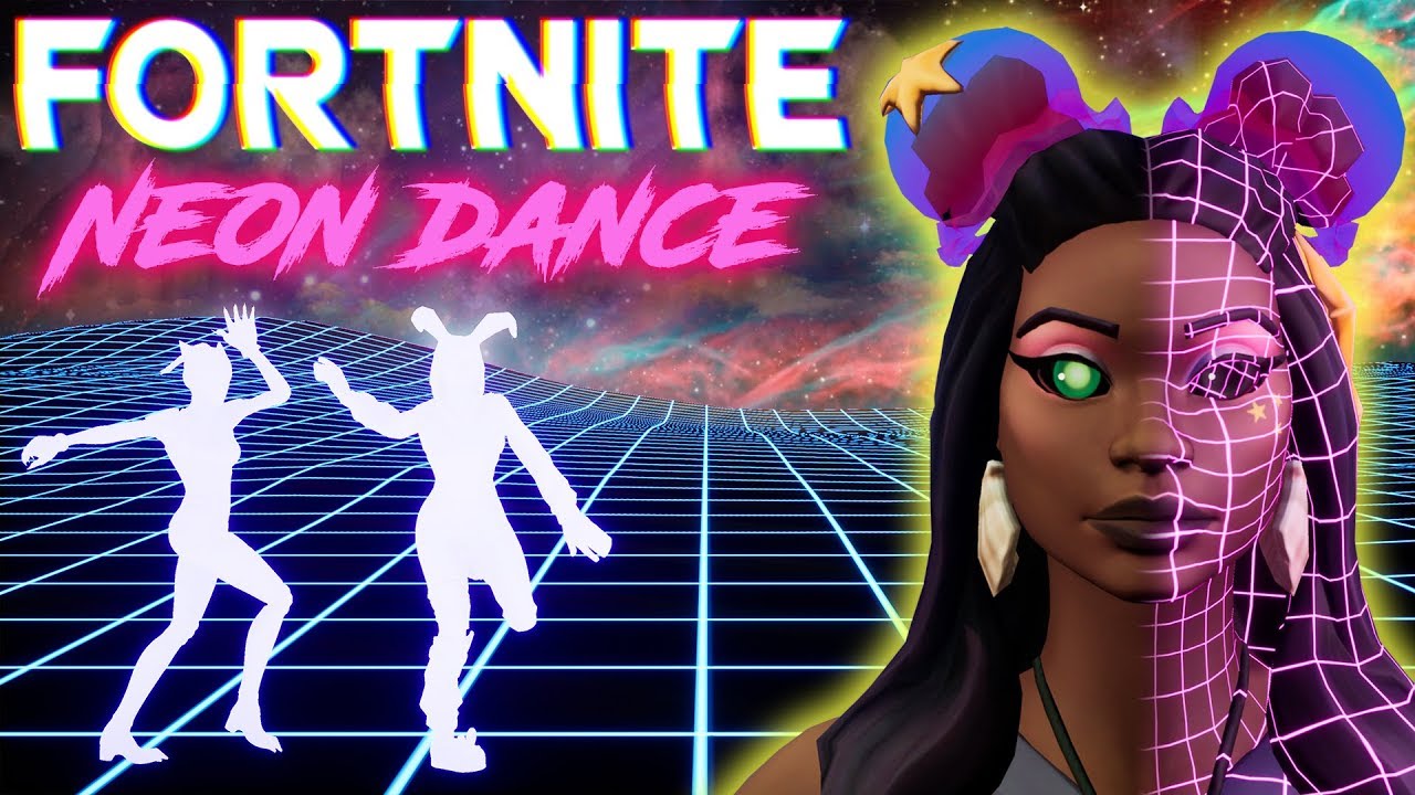 Fortnite Neon Dance #6. Signature Shuffle. - YouTube