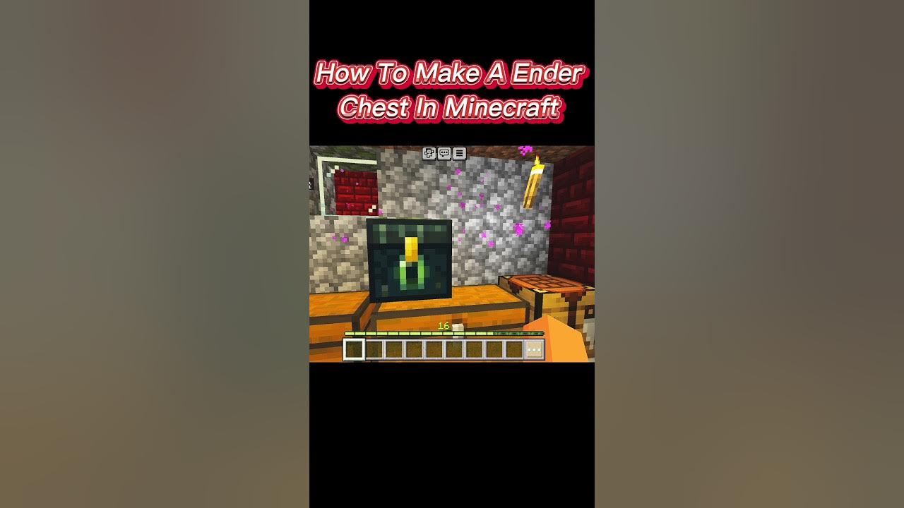 Minecraft Beginner's Tutorial : How to Make a Ender Chest in Minecraft ...