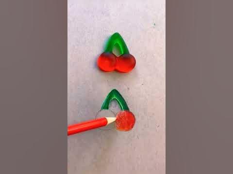 Easy colored pencils drawing jelly/Drawing ideas #Shorts - YouTube