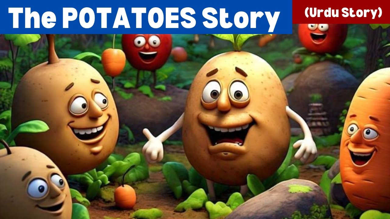 The Potatoes Story | Moral stories for kids| Hindi Animated Videos ...