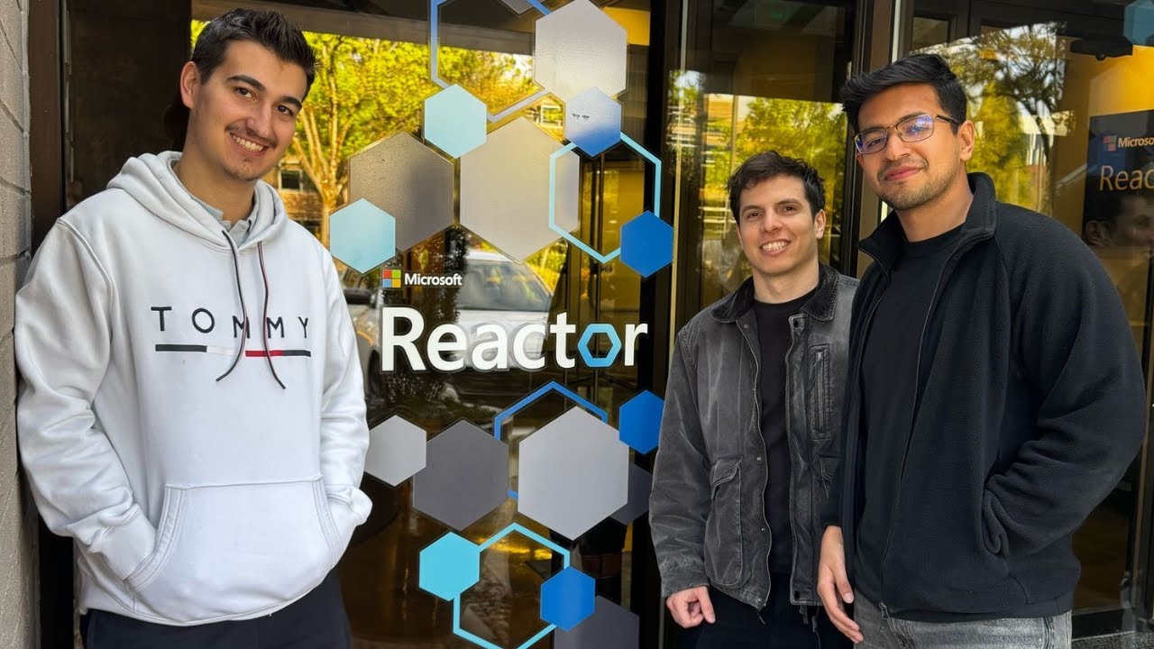 My First Hackathon: AI Agent Theme at Microsoft Reactor - YouTube
