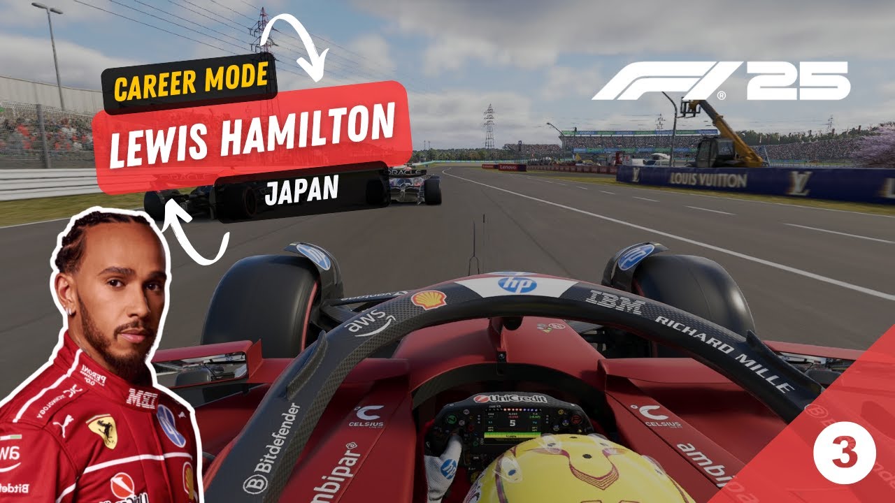 F1 25 - Lewis Hamilton Career Mode - Japanese GP - Gameplay - Part 3 ...
