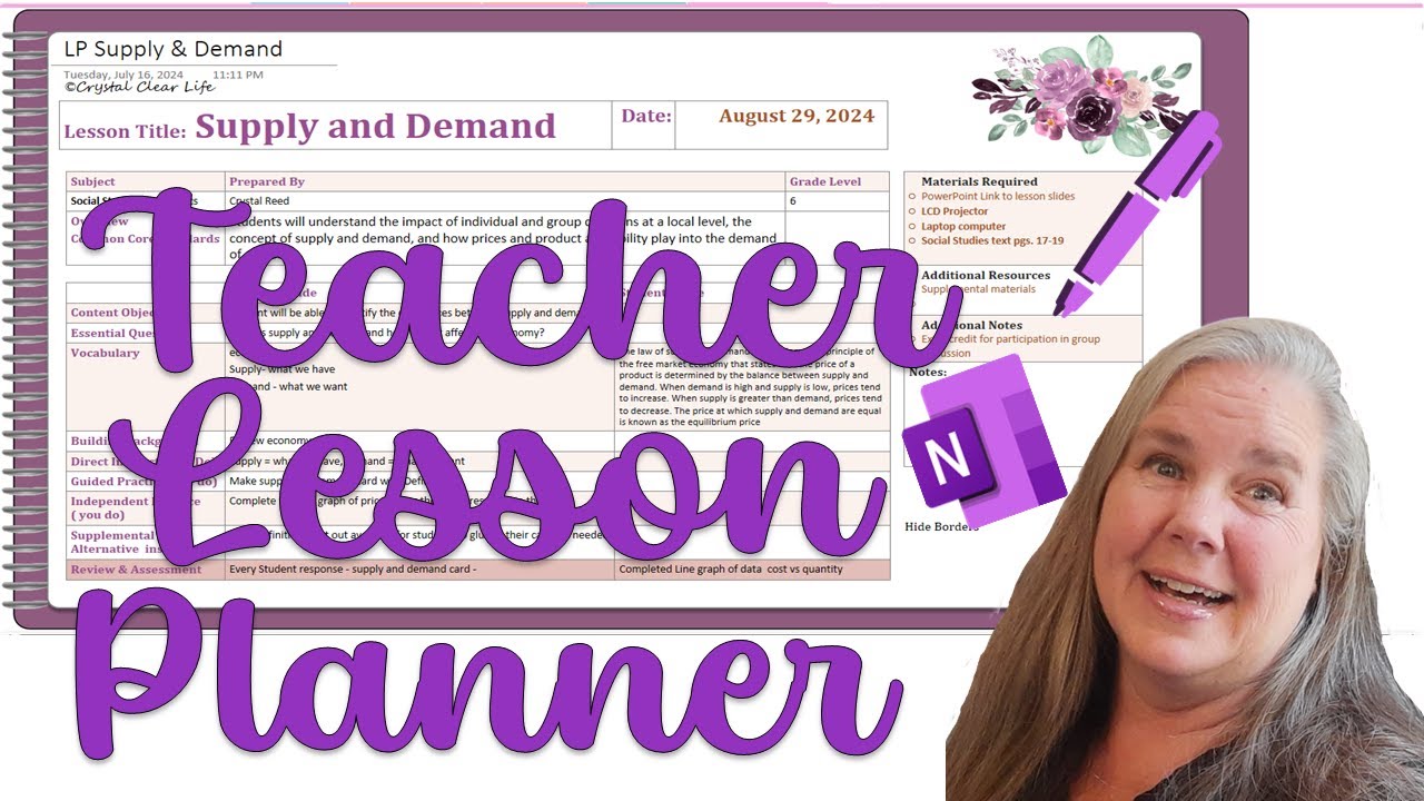 2024 lesson planner - YouTube