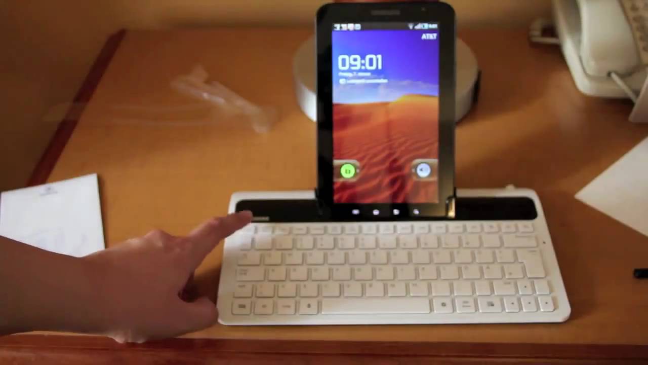 Samsung Galaxy Keyboard Dock Review - English - YouTube